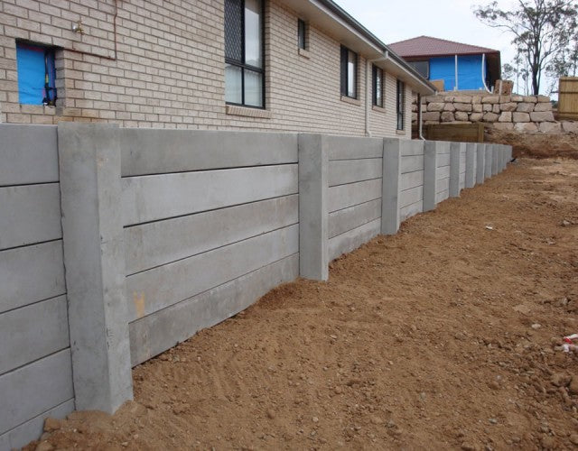 Concrete Sleeper Wall Installation at Augustine Heights – Gold Coast ...