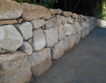 Rock Retaining Walls Case Studies – Hand Placed Sandstone Retaining ...