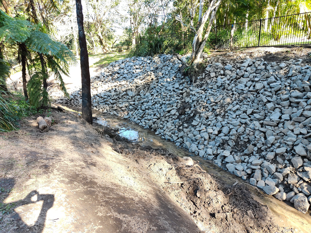 Rock Retaining Walls Case Studies – Rock Armouring Erosion Control ...