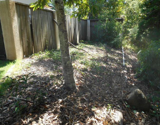 Courtyard Expansion with Besser Concrete Block Wall in Ashmore – Gold ...