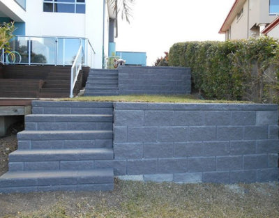 Terrace Transformation with Heron Concrete Blocks in Gold Coast Garden ...