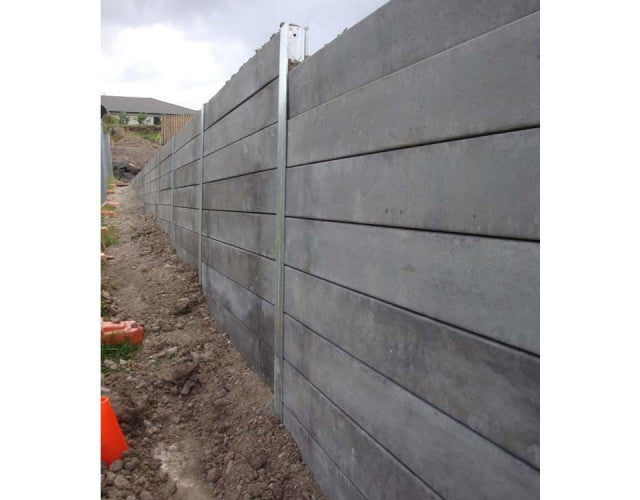 Durable Concrete Sleeper & Boral Keystone Block Walls for New Home ...