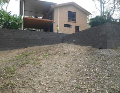 Transformative Vertica Concrete Block Wall Project in Nerang, Gold ...
