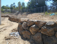 Bush Rock Retaining Wall Project in Upper Coomera – Gold Coast ...