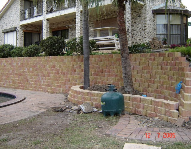 Diamond Block Retaining Wall Upgrade – Gold Coast Retaining Walls