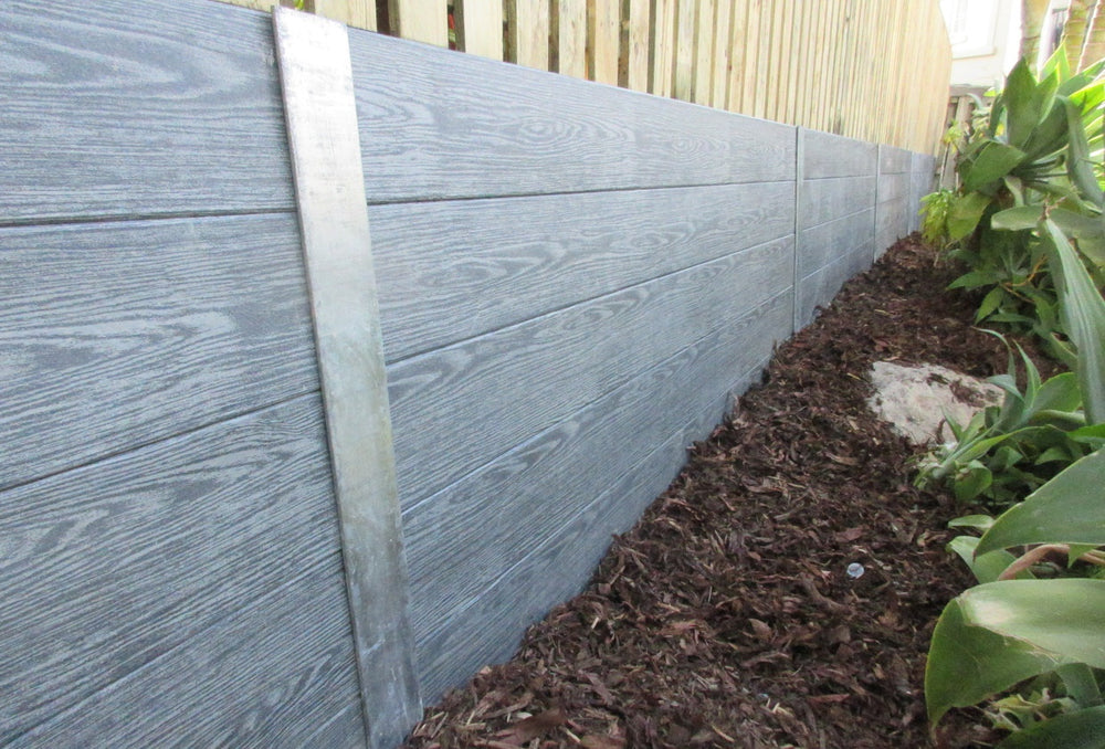 Composite Sleeper wall solution in Robina – Gold Coast Retaining Walls